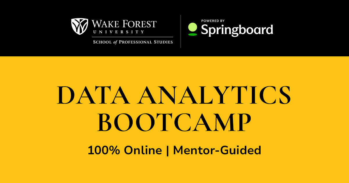 Online Data Analytics Bootcamp | Wake Forest University SPS